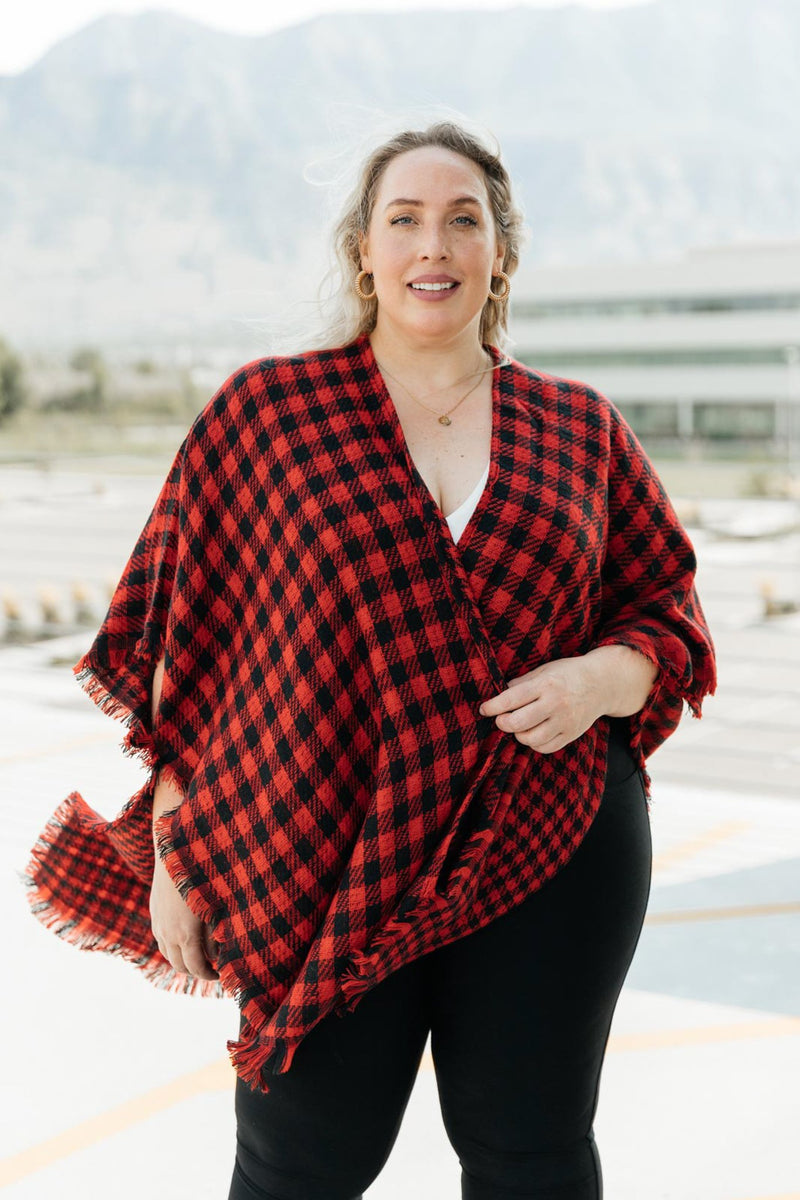 Lumber Jill Wrap in Red/Black – Wave & Cactus