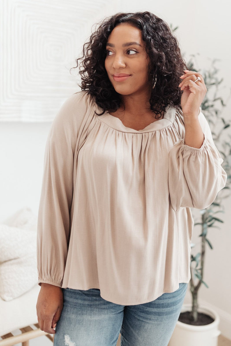 Juliet Bow Top – Wave & Cactus